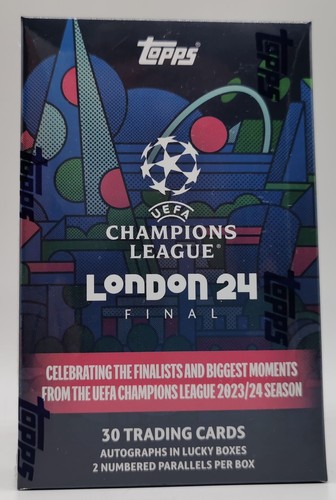 Topps UEFA Champions League UCL Final London 2023-24 Soccer Box | eBay