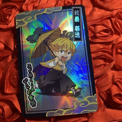Zenitsu Agatsuma DEMON SLAYER ACG Goddess Story Anime Girl HOLO Card ...