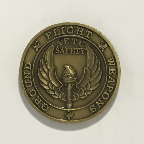 B22 USAF Air and Education Training Command AETC Safety Challenge Coin ...