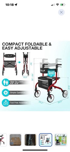New”Planet Walk (lightweight) Walker W/seat&brakes(retail$139)”Local ...