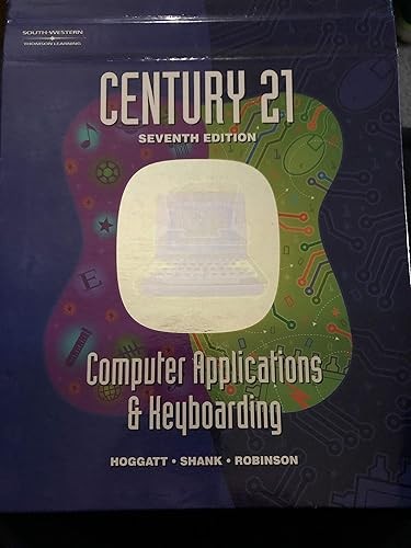 Century 21 Computer Applications & Keyboarding 9780538691529| eBay