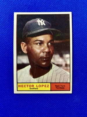 1961 Topps #28 Hector Lopez New York Yankees high-end NM B61#28A1 | eBay