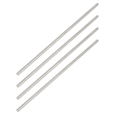 3mm x 120mm Round Rods Bars Stainless Steel for DIY RC Airplane Model ...