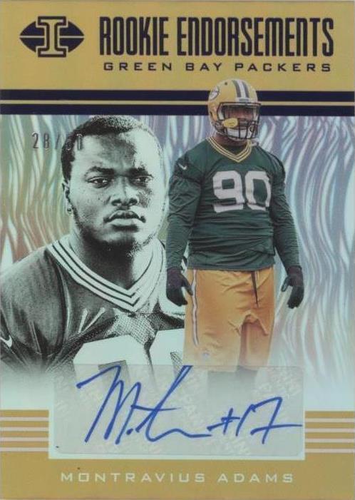 2017 Panini Illusions - Rookie Endorsements Montravius Adams #RE-MA ...