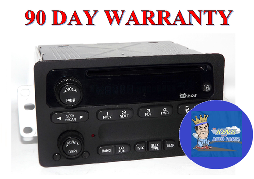 2001-2003 Chevrolet S10 Truck and Van AM FM Radio Single Disc CD Player ...