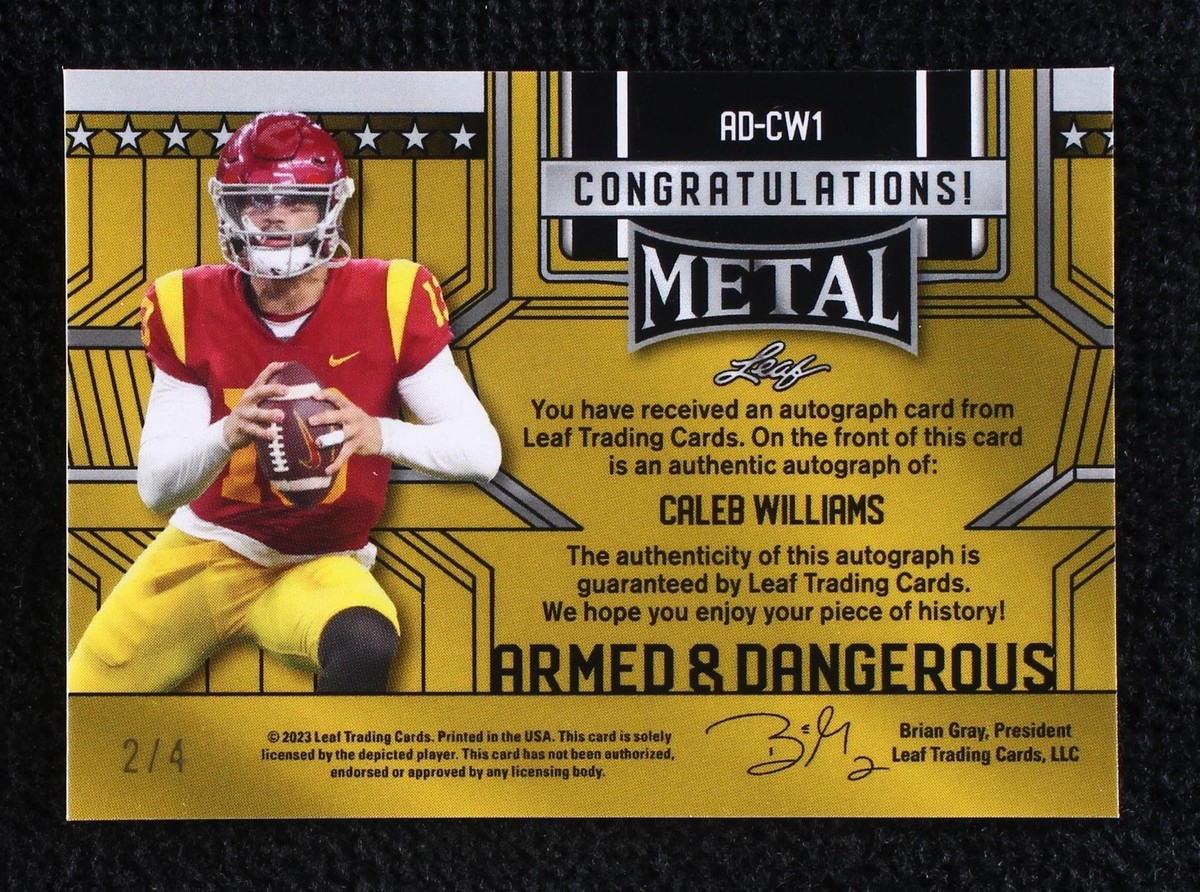 2023 Leaf Metal Caleb Williams #AD-CW1 for sale | eBay