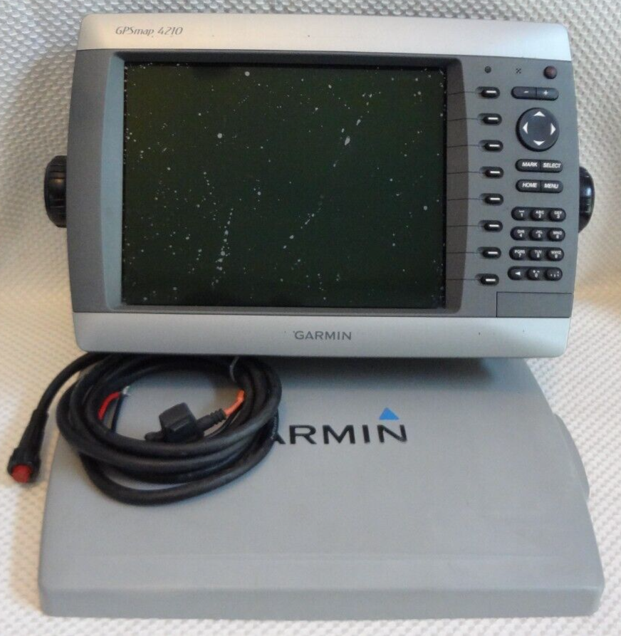 GARMIN GPSMAP 4210 CHART PLOTTER RADAR FISHFINDER WEATHER GPS w/ PWR ...
