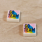 LEGO Team Spirit Signs GO TEAM Colors Blue Gold Red Yellow Green ...