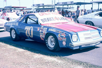 1975 DAYTONA 500 8x10 PHOTO NASCAR WINSTON CUP #70 J. D. McDUFFIE ...