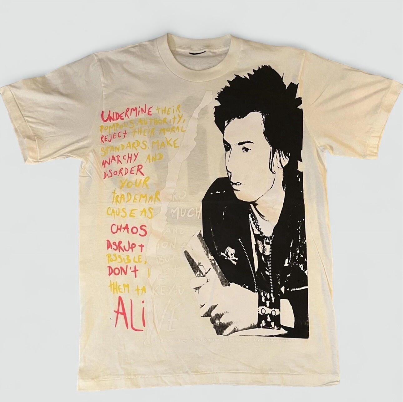 Vintage Sid Vicious Sex Pistols In Memorium Tee Shirt… Gem