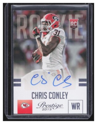2014 Panini Prestige Chris Conley Autograph Rookie RC #217 Kansas City ...
