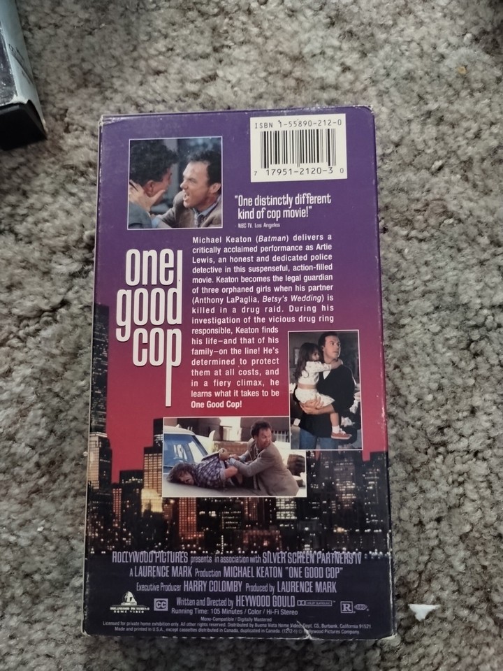 One Good Cop (VHS, 1991) 717951212030 | eBay