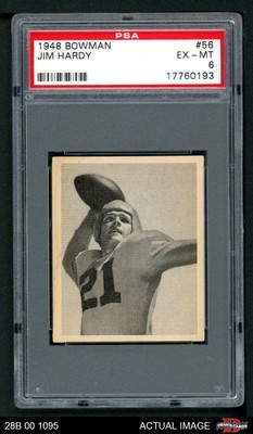 1948 Bowman #56 Jim Hardy Rams RC PSA 6 - EX/MT | eBay