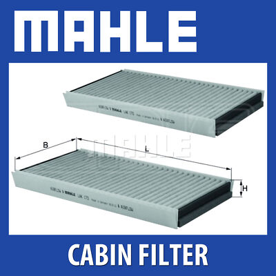 Mahle Pollen Filter Cabin Filter Carbon Activated LAK173/S Fits BMW 7 ...