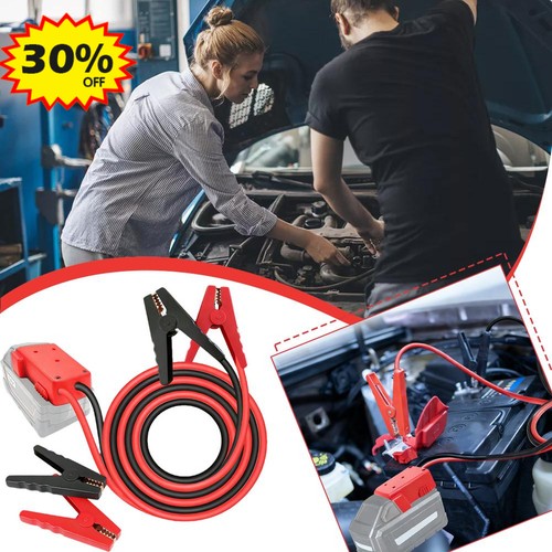 Lidl Parkside X20V TEAM Battery Jump Starter Cable Adapter w/ Clips 12V ...