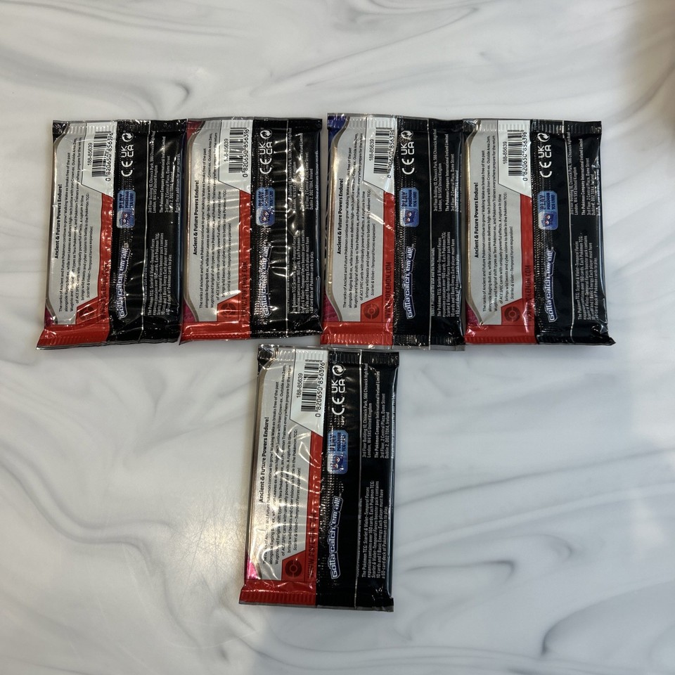 Pokemon Temporal Forces Booster Packs (X5) - All Artworks present plus ...
