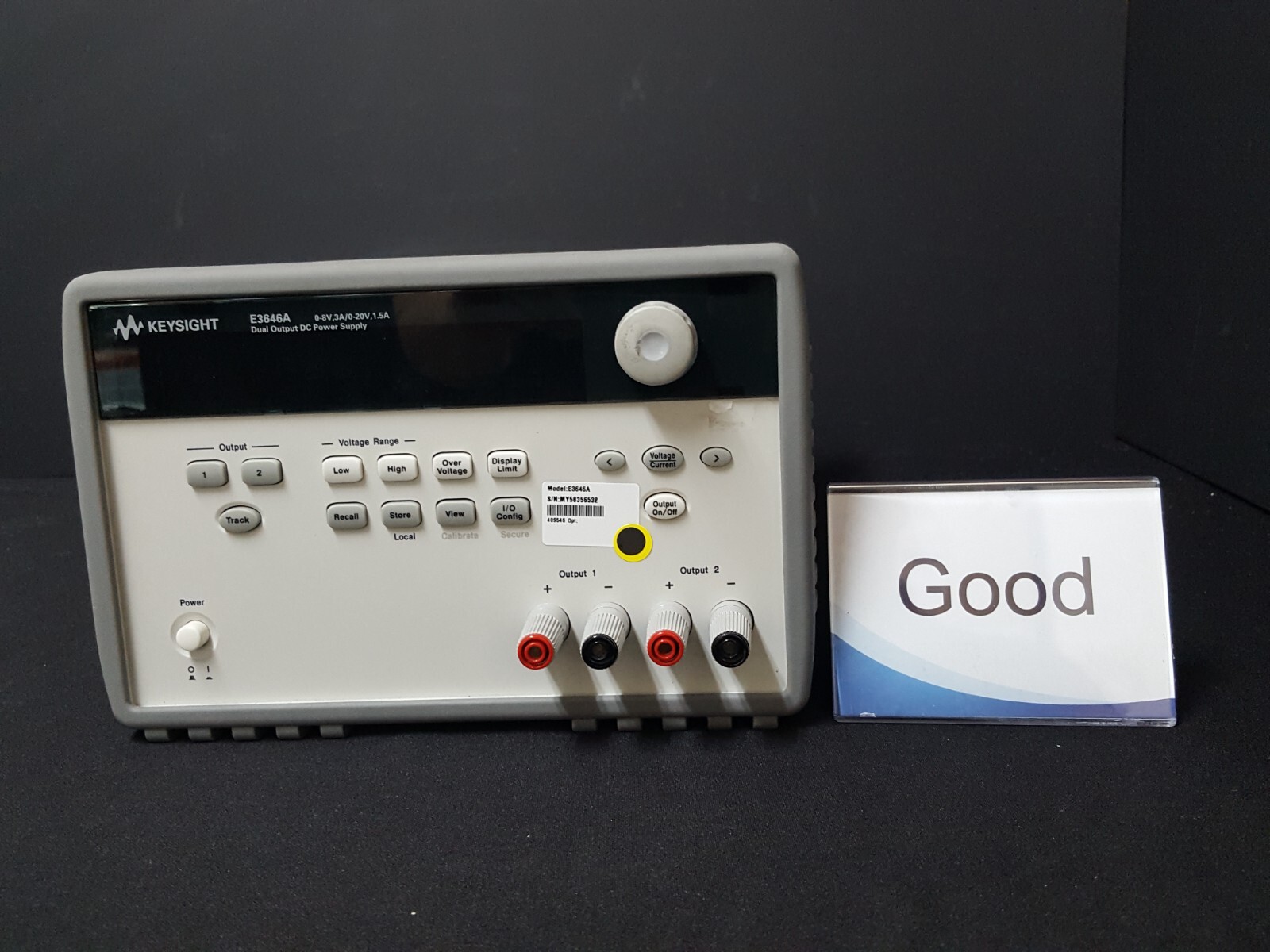 Keysight E3646A: 0-8V, 0-3A/0-20V, 1.5A DC Power Supply (6532) | eBay