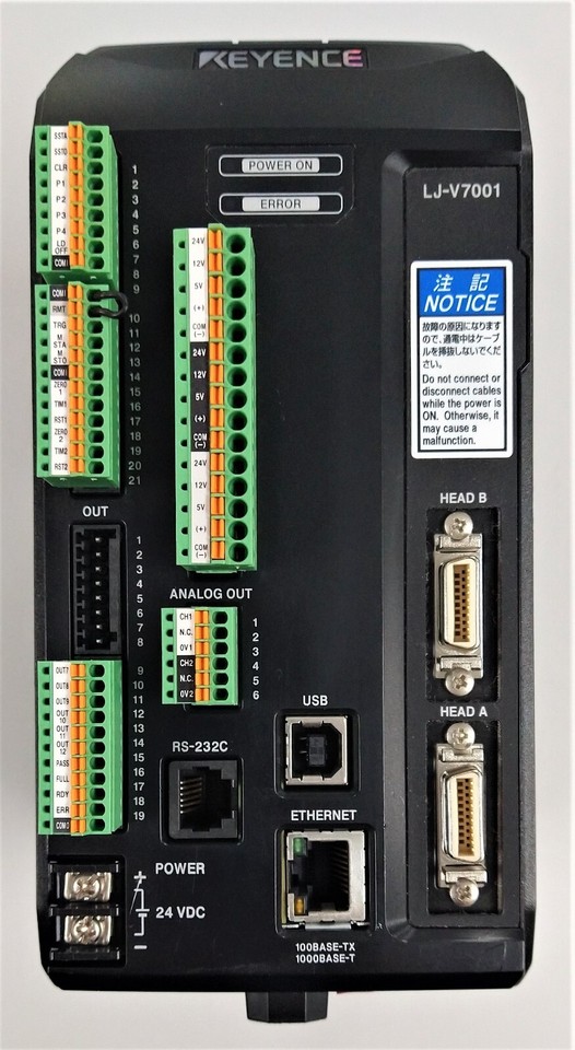 Keyence LJ-V7001 High-speed 2D Laser Profiler Controller LJV7001 | eBay