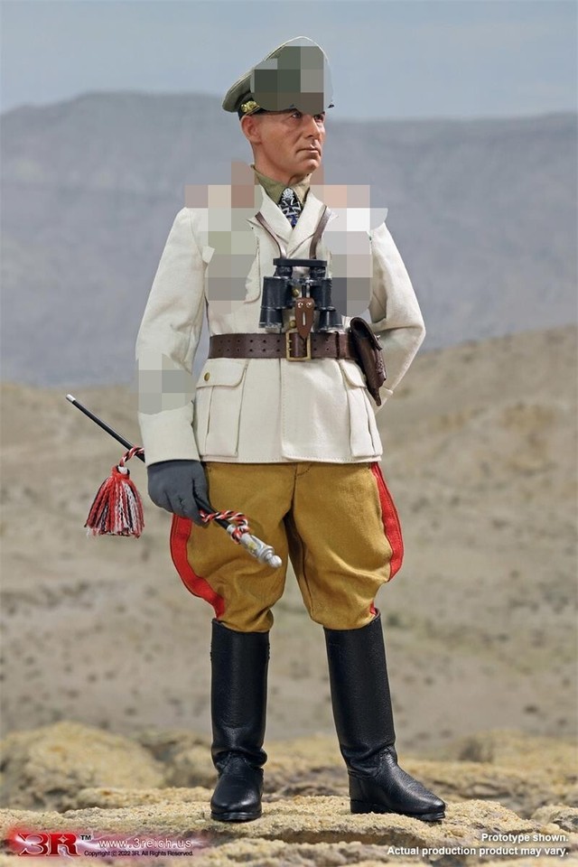 New DID 3R GM651 DAK Afrika Desert Fox Rommel 1/6 Male Soldier Action ...