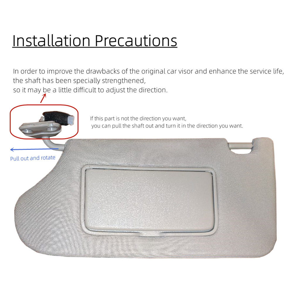 Fit For Nissan Altima Sedan 2013-2018 Driver Left Side Sun Visor ...