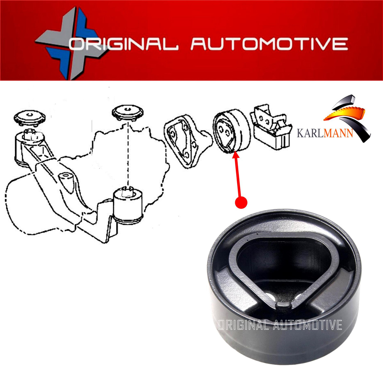 fits TOYOTA RAV4 2005-2019 REAR DIFF DIFFERENTIAL MOUNT MOUNTING BUSH ...