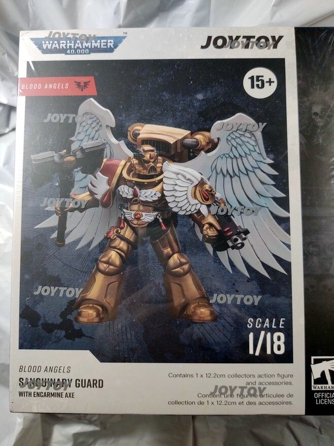 JOYTOY Warhammer 40k Blood Angels Sanguinary Guard Sword 1/18 Figure ...