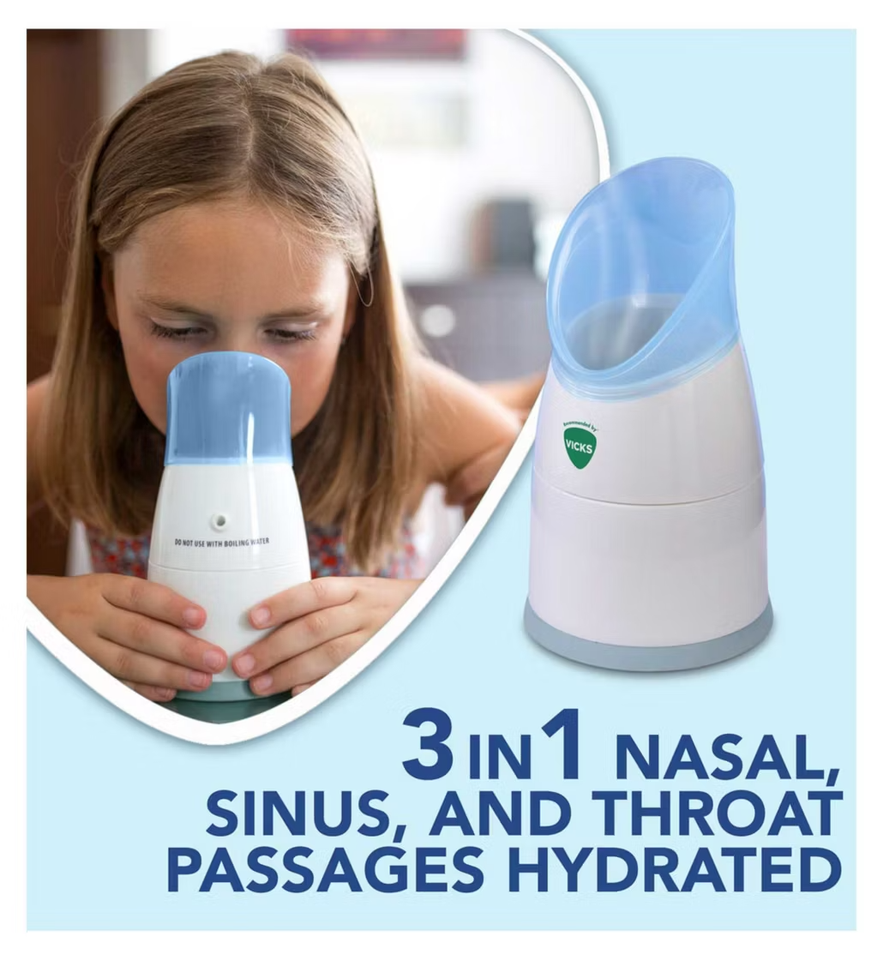 Vicks Steam Inhaler Portable With Pads Suitable During Cough Cold ...