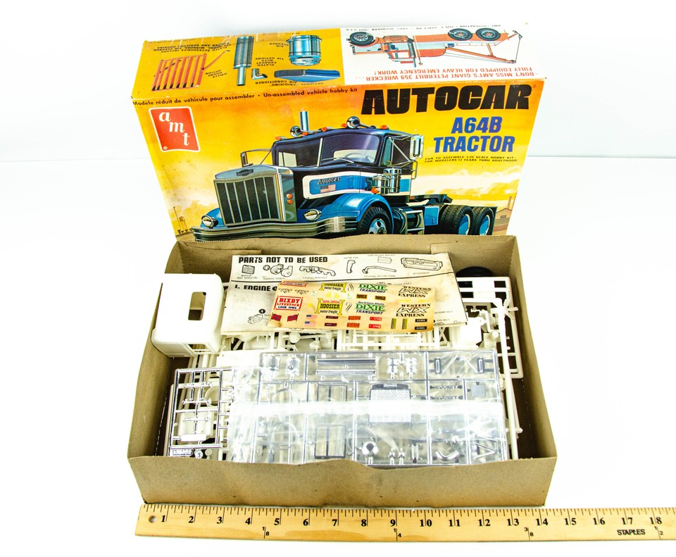AMT 1/25 Autocar A64B Semi Tractor Truck Model T526 | eBay