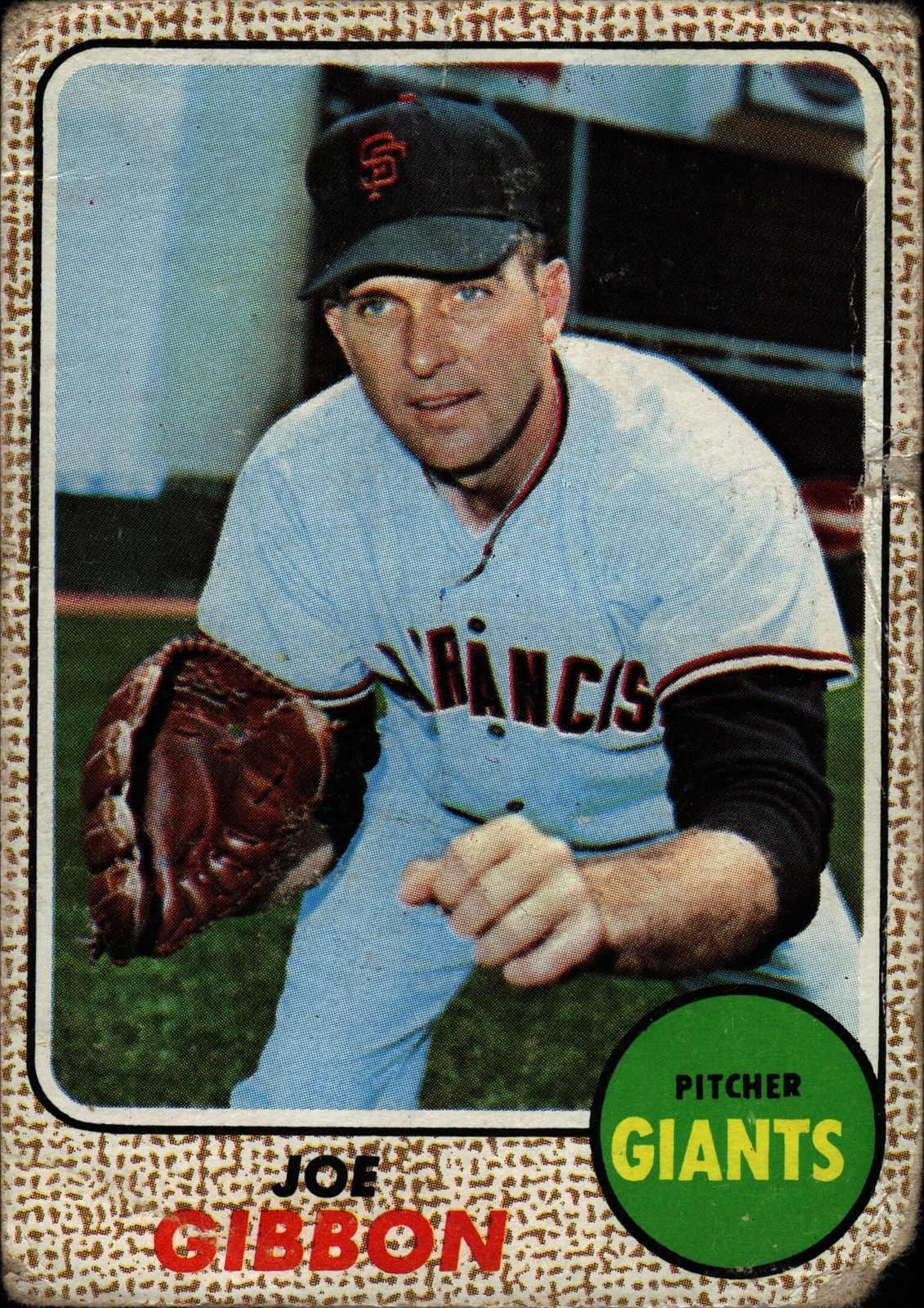 1968 Topps #32 Joe Gibbon low grade creased | eBay