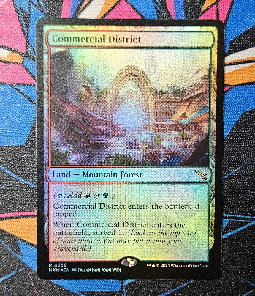 Commercial District NM Foil MTG Murders at Karlov Manor MKM Unplayed ...