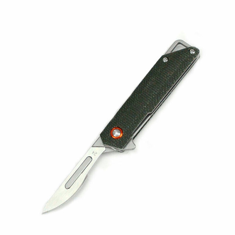 Carbon Fiber Pocket Scalpel Folding Blade Knives Utility Knife Outdoor ...