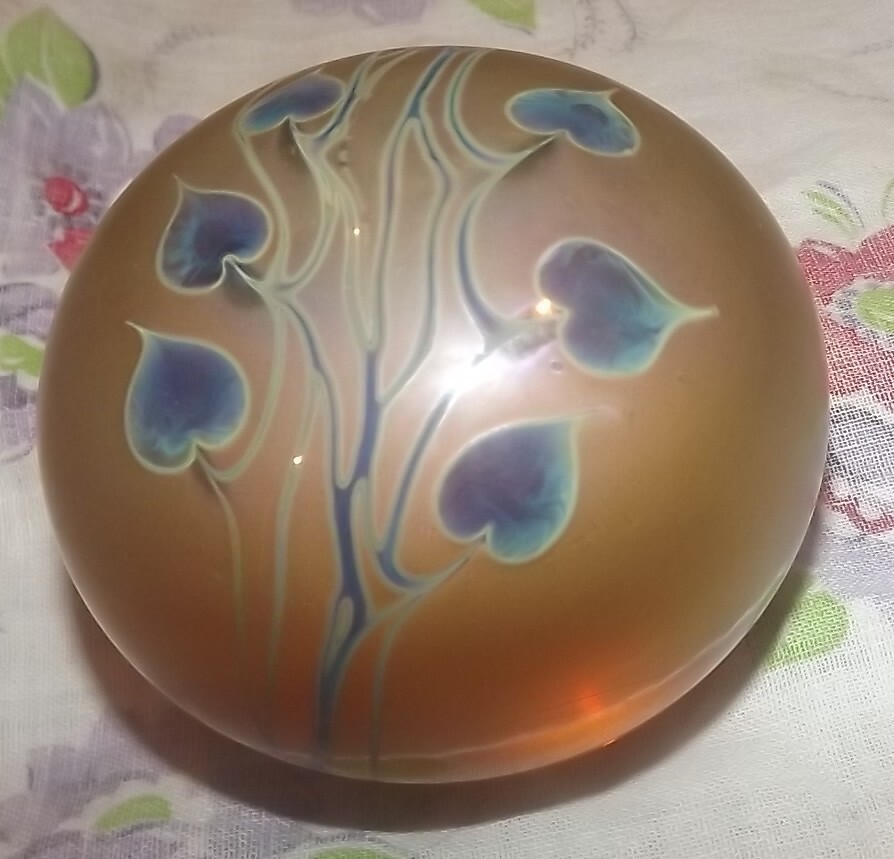 Craig Zweifel Art Glass Paperweight signed and dated 5/81 | eBay