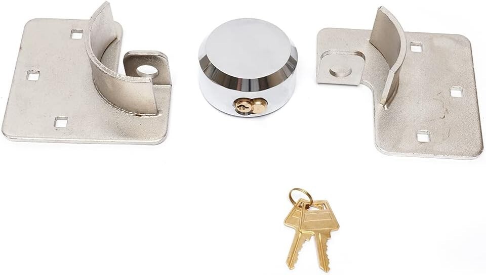 2pcs Garage Shed Door Lock Keyed Alike Hidden Shackle Padlock Security ...