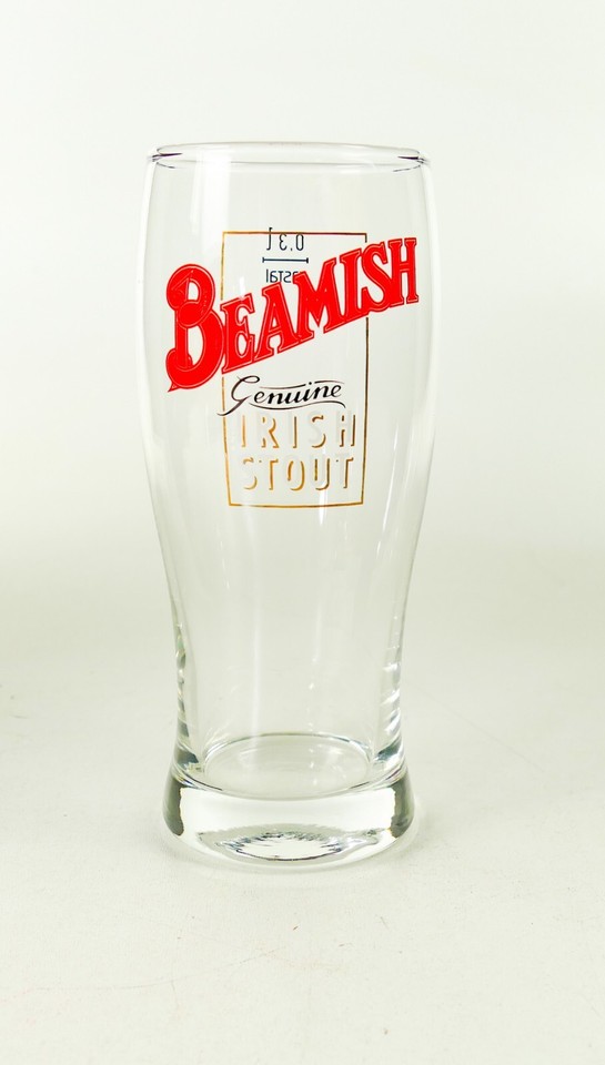 2 x Beamish Irish Stout Glas Bier Bierglas Pintformglas 0,3l Logo ...