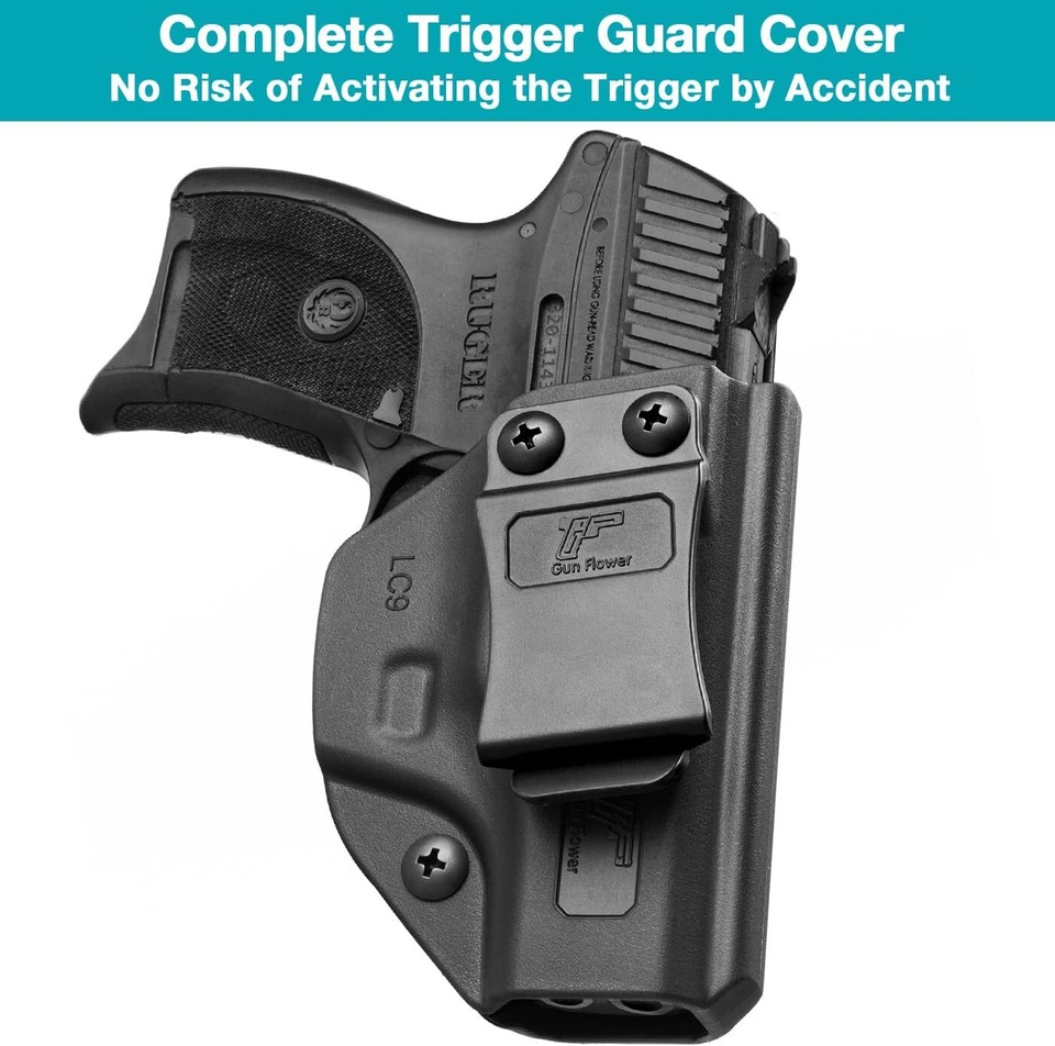 Gun&Flower Ruger EC9S, LC9S, LC9, LC380 Gun Holster Tactical IWB ...