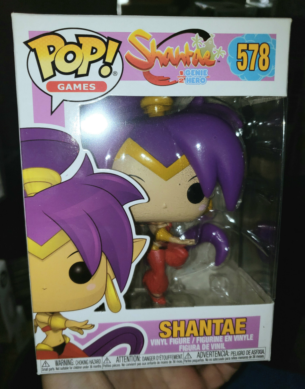 Funko POP Games Half Genie Hero Shantae Vinyl Collectible Figure # 578 ...