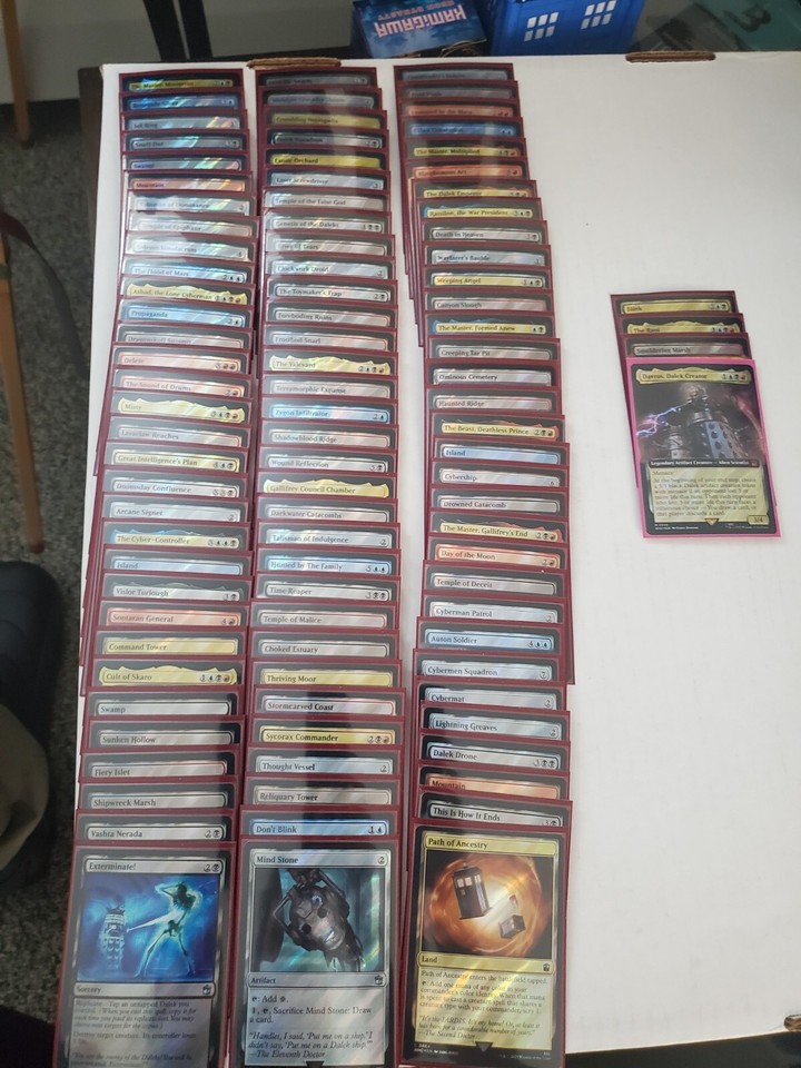Magic the Gathering Doctor Who Complete SURGE FOIL and SERIALIZED set ...