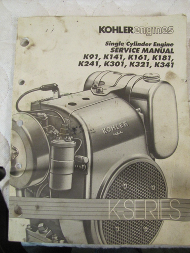 KOHLER ENGINES MANUAL K91 K141 K161 K181 K241 K301 K321 K341 | eBay