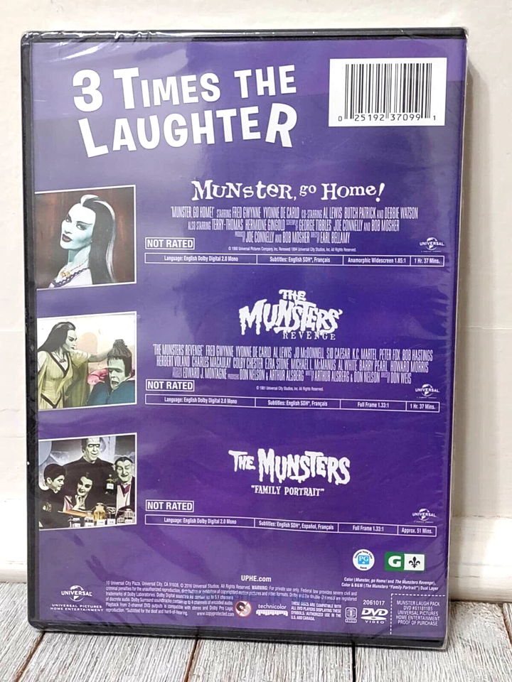 3-Munster Laugh Pack DVD Brand New Sealed | eBay