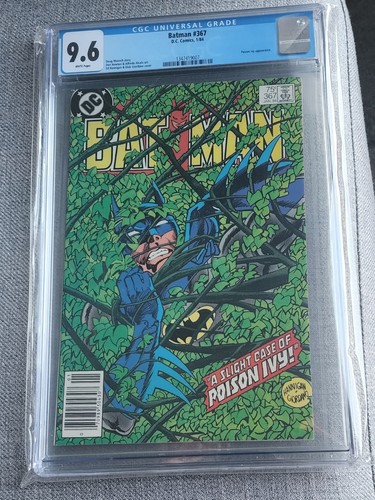 Batman #367 CGC 9.6 HI GRADE DC Comic Detective KEY Jason Todd Robin ...