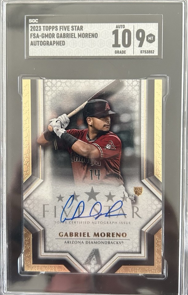 2023 Topps Five Star Gabriel Moreno Auto #FSA-GMOR SGC 9 MT | eBay
