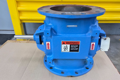 ACS 12" Rotary Airlock Valve Bulk Material Handling Feeder, Stainless ...