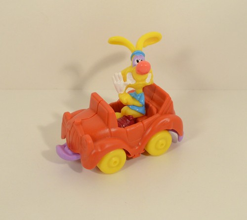 1993 Fall-Apart Rabbit 3.5" Burger King Crash-Apart Cars Action Figure ...