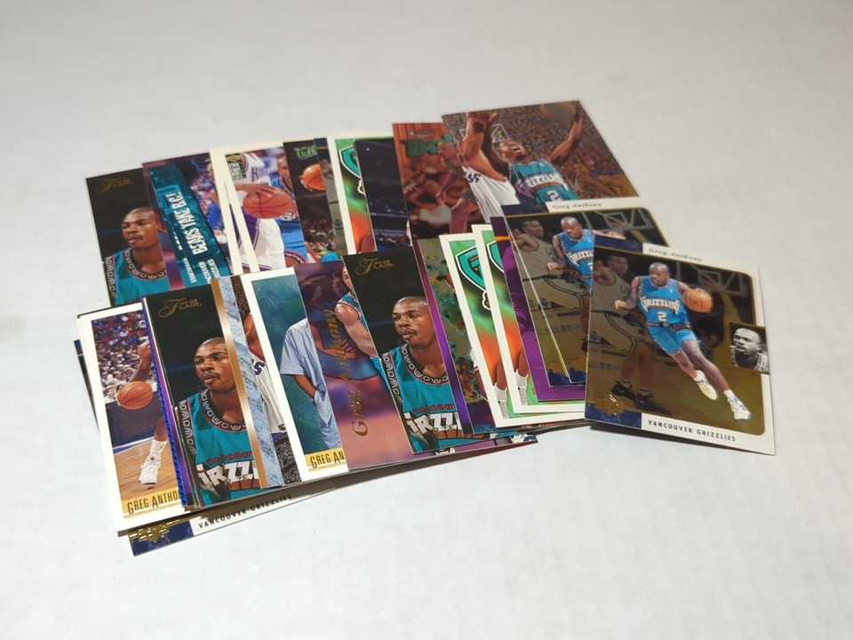 41 GREG ANTHONY Basketball Cards! Knicks! Sonics! Grizzlies! UNLV ...