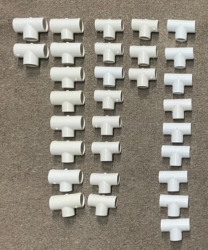 Lot of 30 Tee PVC Piping | eBay