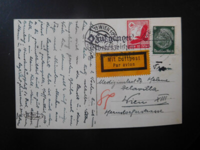 Nazi Germany , Real Photo Postcard, Bamberg (Germany) To Vienna ...