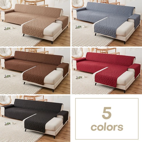 Reversible Waterproof Pet Sofa Cover L Shape Chaise Longue Slipcover ...