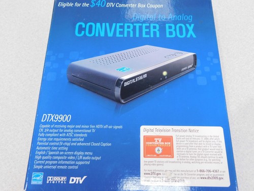 New Digital Stream DTV Analog to Digital TV Converter Box DTX9900 ...