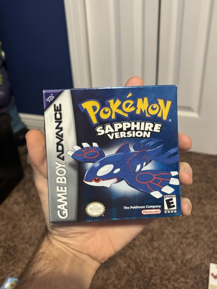 Authentic Pokémon Sapphire Version Box Only With Inserts SEALED Lady ...