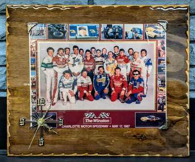 THE WINSTON Charlotte Motor Speedway May 17, 1987 Nascar wall clock ...